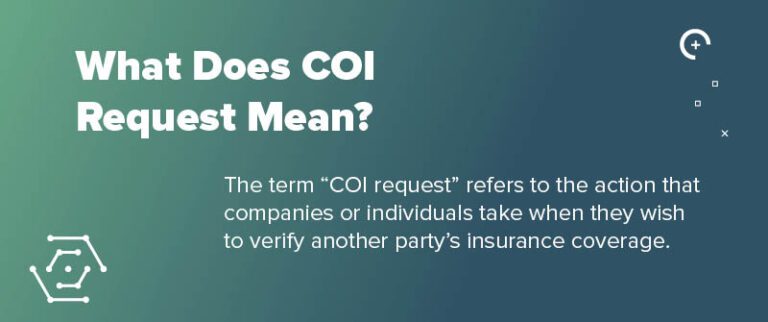 What Is a Certificate of Insurance Request Form? | myCOI