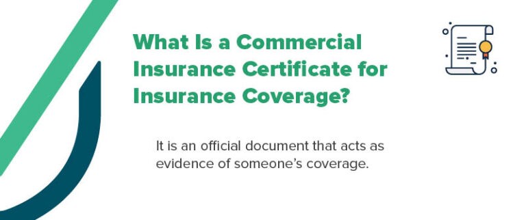 What is a Commercial Insurance Certificate?